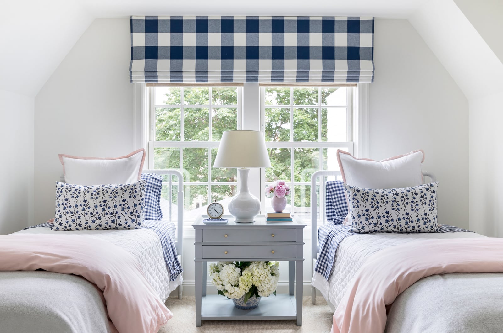 A Pretty and Preppy Girls Room | Bria Hammel Interiors